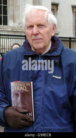 Former Iraqi hostage Norman Kember with his wife, Pat during a peace ...