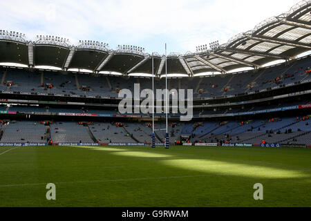 A general view of Croke Park prior the BKT United Rugby Championship ...