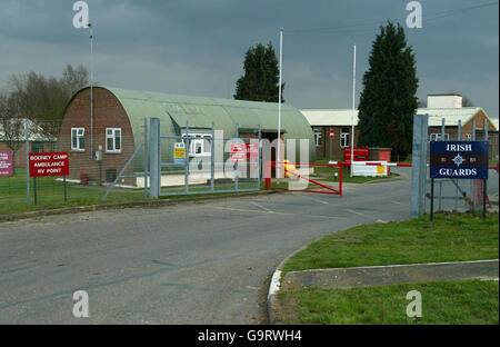 General View of Bodney Camp, near where 1st Batallion The Irish Guards ...
