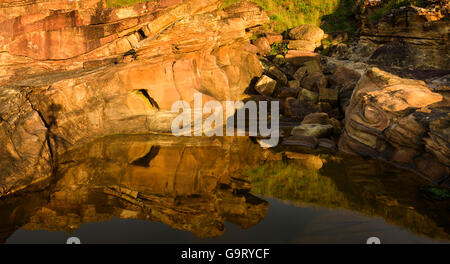 Coastal Rock Formations at Howick, Northumberland Stock Photo - Alamy