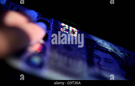 Bank of England Chief Cashier Andrew Bailey, whose name and signature ...