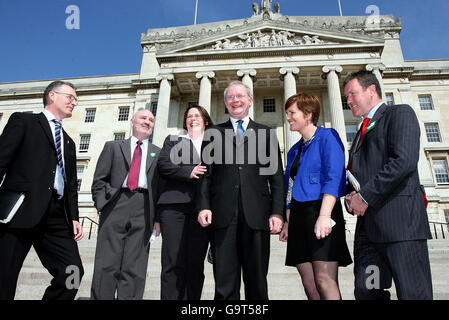 Sinn Fein's choice of ministers (left to right); Gerry Kelly, Alex ...