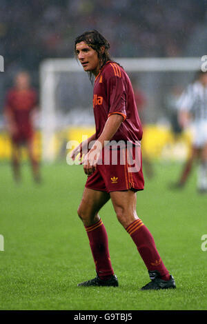 ITALIAN SOCCER. CLAUDIO CANIGGIA, AS ROMA Stock Photo - Alamy