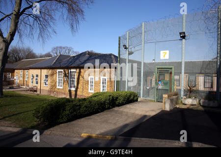 HMP Downview. General view of the exterior of Her Majesty's Prison ...
