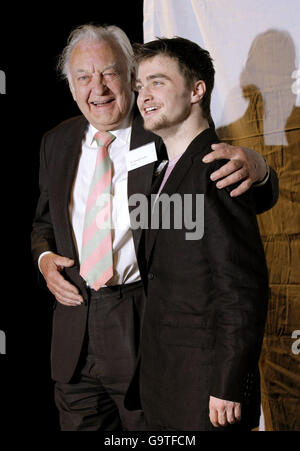 Sir Donald Sinden and Daniel Radcliffe STR Theatre Book Prize for 2006 ...