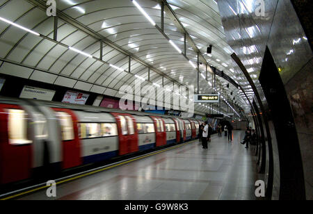 The Angel Underground Tube train station on the Northern Line in ...