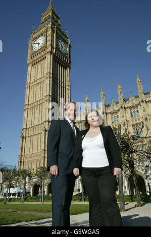 The late Lonnie Donehgan's wife Sharon Donegan, with one of Lonnie's ...