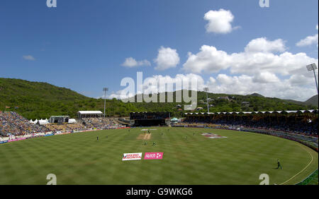General View of the Beausejour Cricket Ground, St Lucia Stock Photo - Alamy