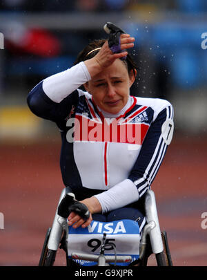 Great Britain's Dame Tanni Grey-Thompson is emotional after her final ...