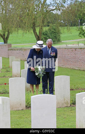 The Prince of Wales and the Duchess of Cornwall at Carnoy Military ...