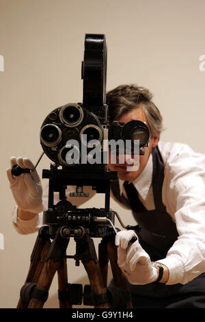 Charlie Chaplins personal movie camera, a Howell model 2709 no.227 goes ...