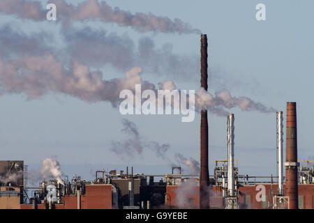 Dupont plant in Kingston, Ont., during sunset on Feb. 22, 2016. Photo ...