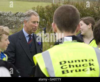 Prince Charles and Camilla, Duchess of Rothesay visit Sandwick Junior ...