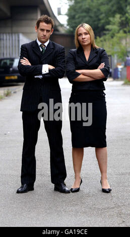 The Apprentice finalists Simon Ambrose and Kristina Grimes during a ...