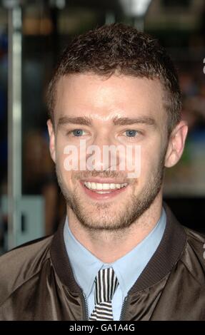 Justin Timberlake arriving at SHREK The THIRD Premiere at the Westwood ...