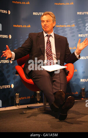Blair speaks at the Reuters Institute Stock Photo - Alamy