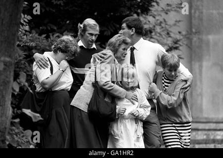 British Crime - Massacres - Hungerford - 1987. The burning house which ...