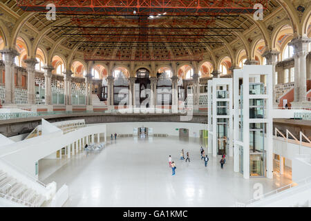 Hall of the National art museum of Catalonia (MNAC) Barcelona. Spain ...