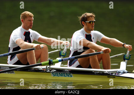 Stephen Rowbotham, right, and Matthew Wells, left, of Great- Britain ...
