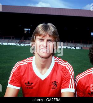 Soccer - Alan Walsh. Alan Walsh of Middlesbrough Football Club Stock ...