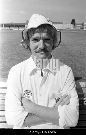 Peter Denning, of Somerset Cricket Club Stock Photo - Alamy