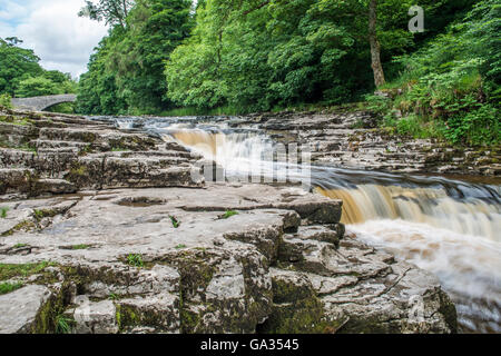 Stainforth Beck and Waterfalls on the River Ribble in Ribblesdale ...