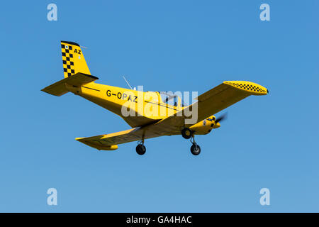 Pazmany PL-2 G-OPAZ landing at Sturgate Airfield Stock Photo - Alamy