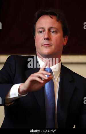 Conservative Party Leader and Witney MP David Cameron meets members of ...