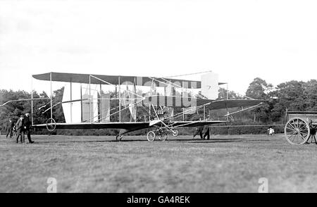 First British Powered Flight Stock Photo - Alamy