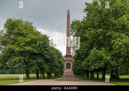 Samuel Smith Obelisk, Sefton Park, Liverpool, England, UK Stock Photo ...