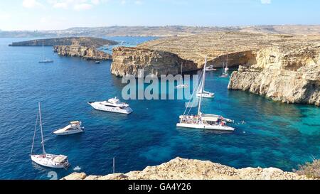 Crystal Lagoon - Malta Stock Photo - Alamy