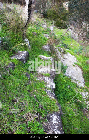 Greek walls defensive in Noto ancient, Sicily Stock Photo - Alamy