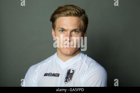 The BMX rider Luis Brethauer posing alongside German BMX Race ...