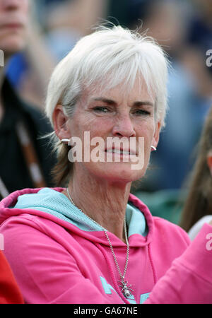 Judy Murray on day seven of the Wimbledon Championships at the All ...