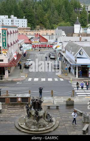 Ketchikan first city in Alaska Stock Photo - Alamy