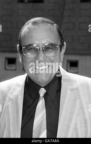 Comedian and Eastenders actor Mike Reid with his wife, arriving for the ...