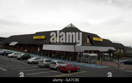 General view of the Morrisons store in Wood Green, north London ...