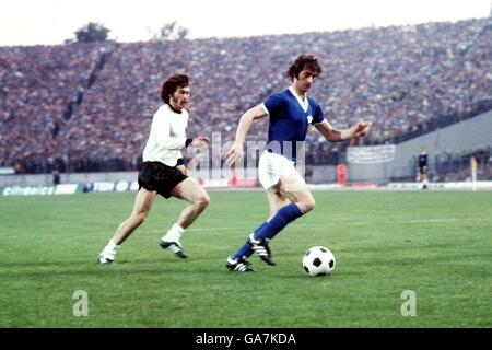 East Germany v West Germany World Cup 1974 football Stock Photo - Alamy