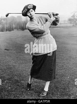 Female golfer Joyce Wethered, widely regarded as the greatest British ...