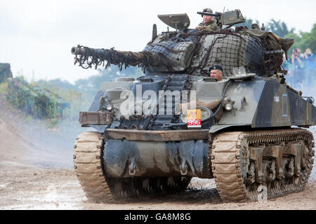 Sherman M4A Tank at Tankfest 2016 Bovington UK Stock Photo - Alamy