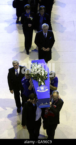 The coffin of Ryhs Jones arrives at Liverpool's Anglican Cathedral for ...