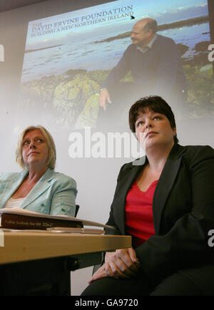 Jeanette Ervine, wife of Progressive Unionist Leader David Ervine ...