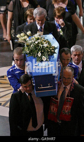 Rhys Jones Funeral Stock Photo - Alamy