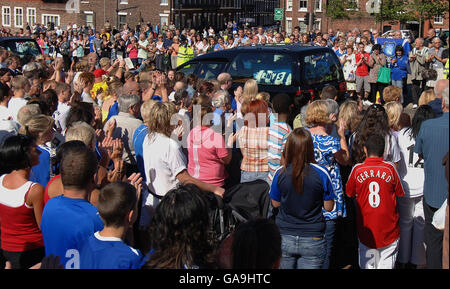 Rhys Jones Funeral Stock Photo - Alamy
