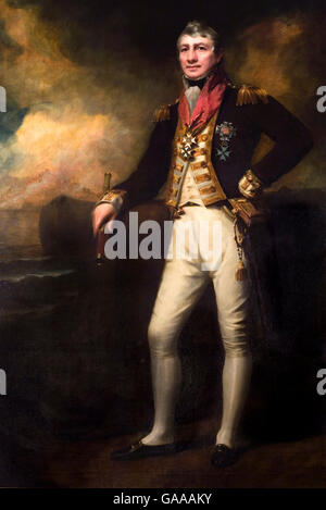 Admiral David Milne (1763-1845), by George Frederick Clarke Stock Photo ...