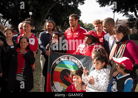 Sydney Swans player Dane Rampe during a training session at the Sydney ...