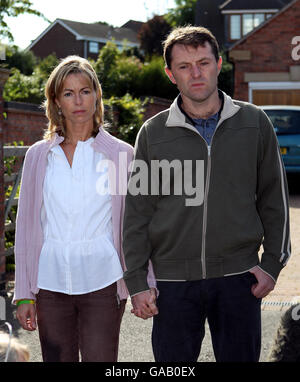 Kate McCann pictured outside her house in Rothley, where the new ...