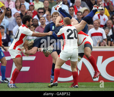 France's Remy Martin during the Rugby World Cup 2007, France vs ...