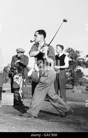 Group Captain Douglas Bader drives. He was a Royal Air Force fighter ...