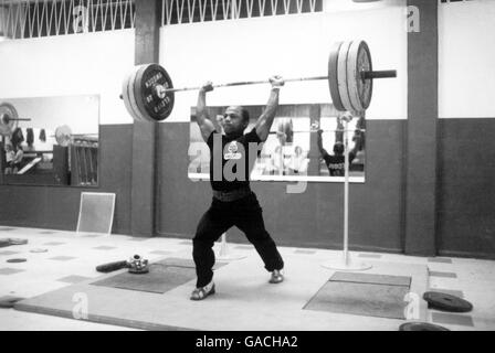 Weightlifting - Precious McKenzie Stock Photo - Alamy